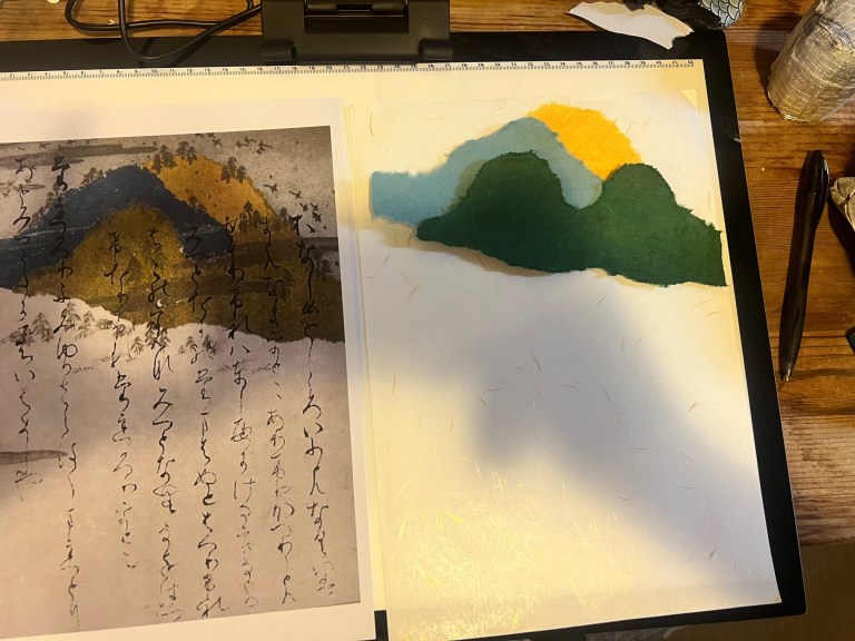 New project, Lady Ise poem – My Japanese Art Creations